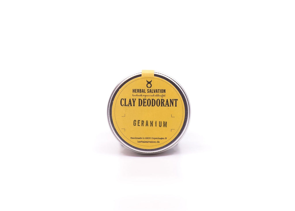 Clay Deodorant - Geranium – Herbalsalvation